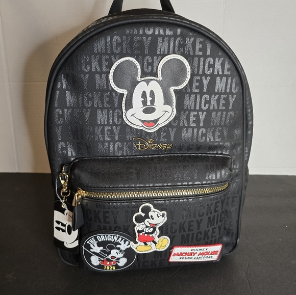 Disney | Bags | Disney Mickey Mouse Black Backpack | Poshmark